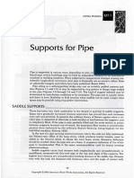 Calculation of Pipe Support | PDF | Beam (Structure) | Bending