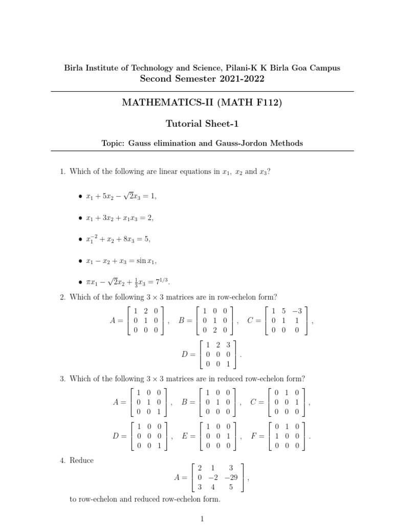 Tutorial 1 Download Free Pdf Mathematical Analysis Theoretical 5832