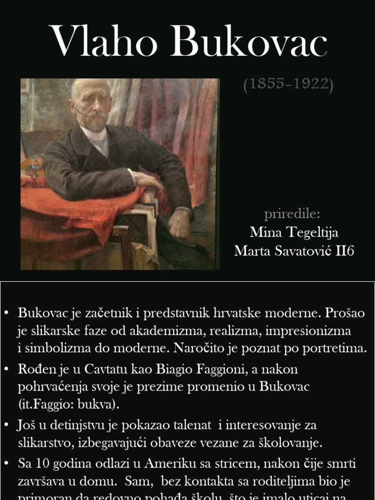 Vlaho Bukovac | PDF