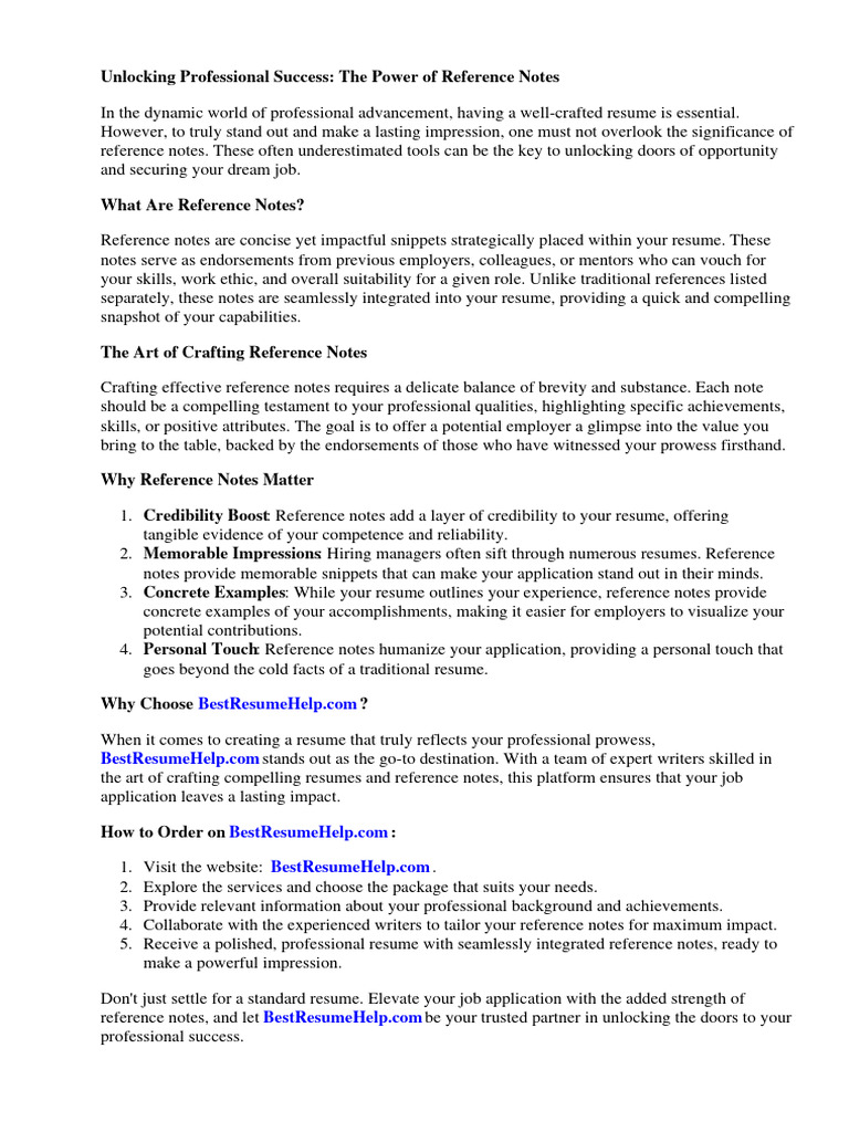 Reference Notes | Download Free PDF | Apa Style | Citation