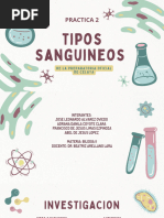 Laboratorio N°3. Determinación de Grupos Sanguíneos. Tipaje Directo ...