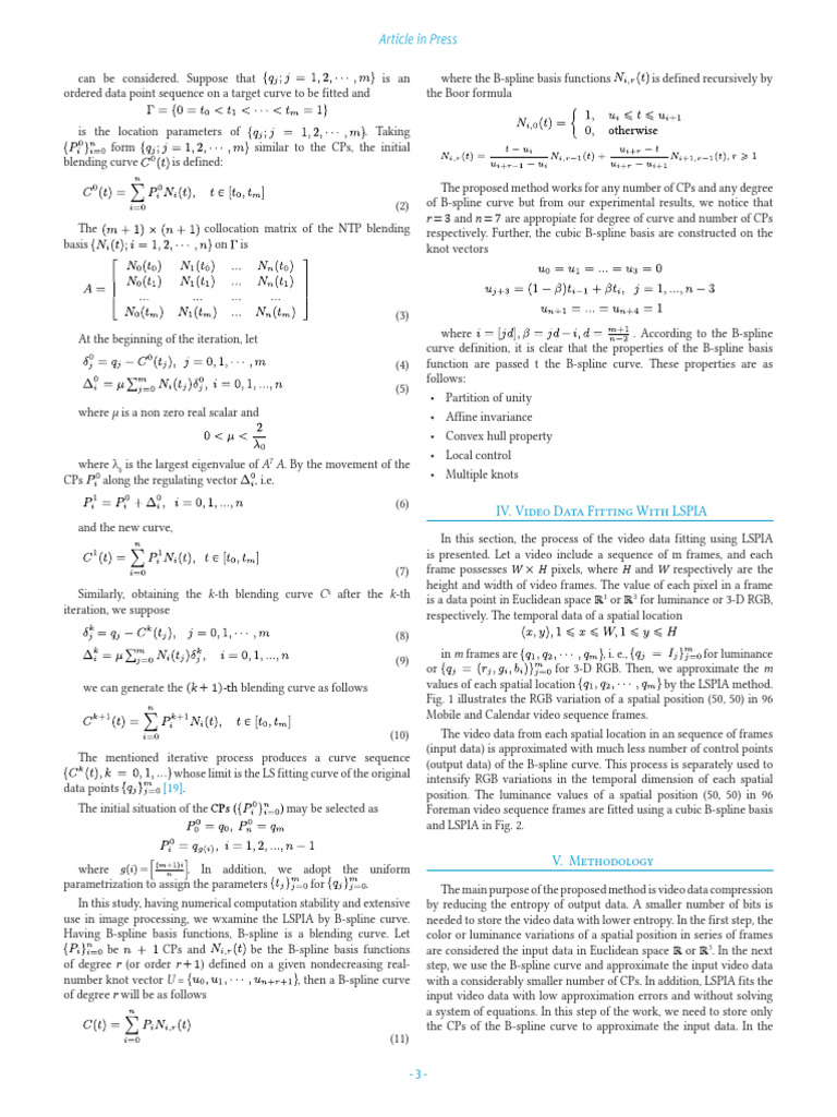 Video Data Compression by Progressive Iterative Ap-Pages-3 | PDF ...