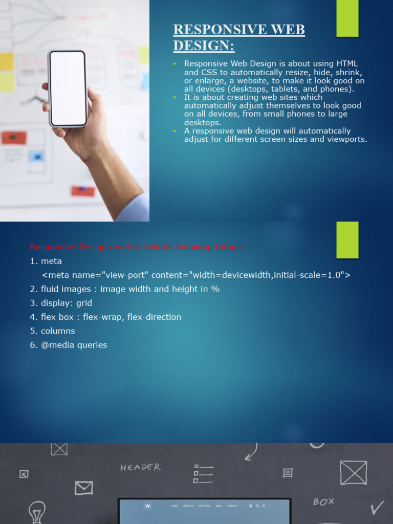 Responsive Web Design Using Media Queries | PDF | Responsive Web Design | World Wide Web