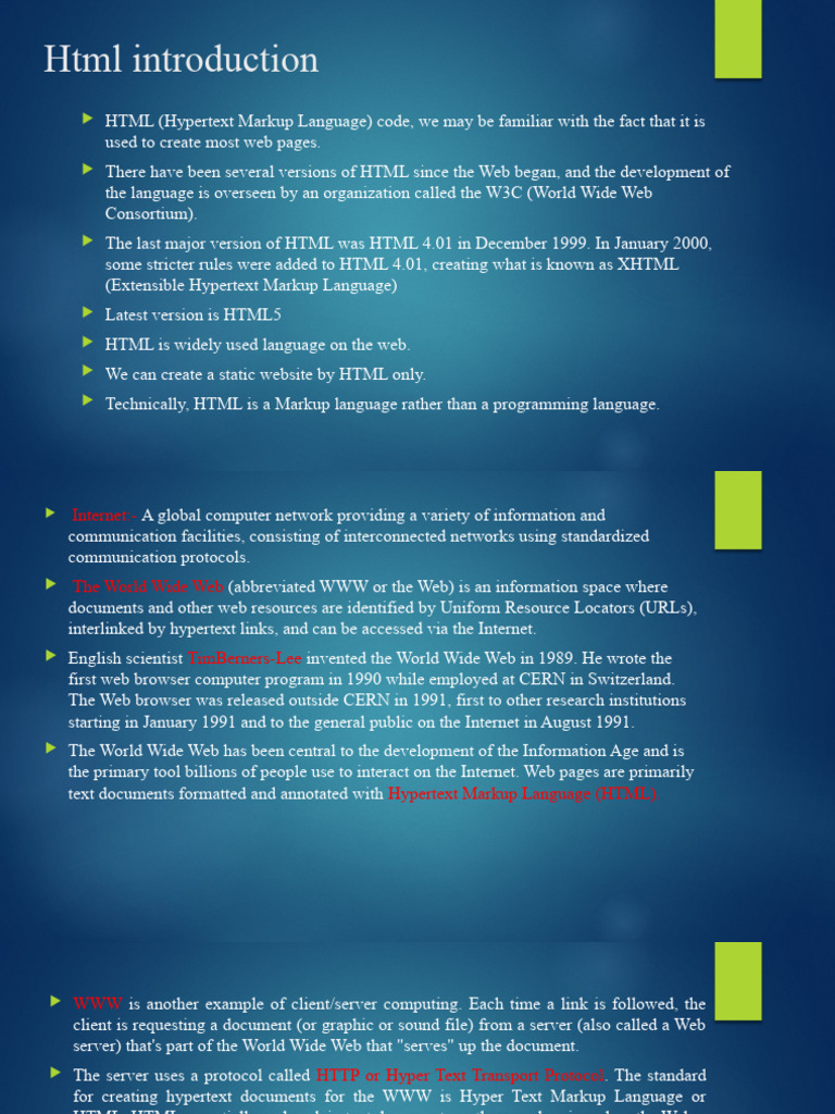 HTML5 | PDF | World Wide Web | Internet & Web