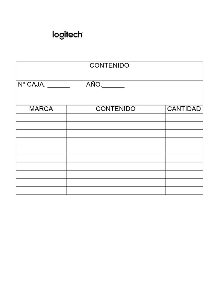 Rotulo de Caja | PDF