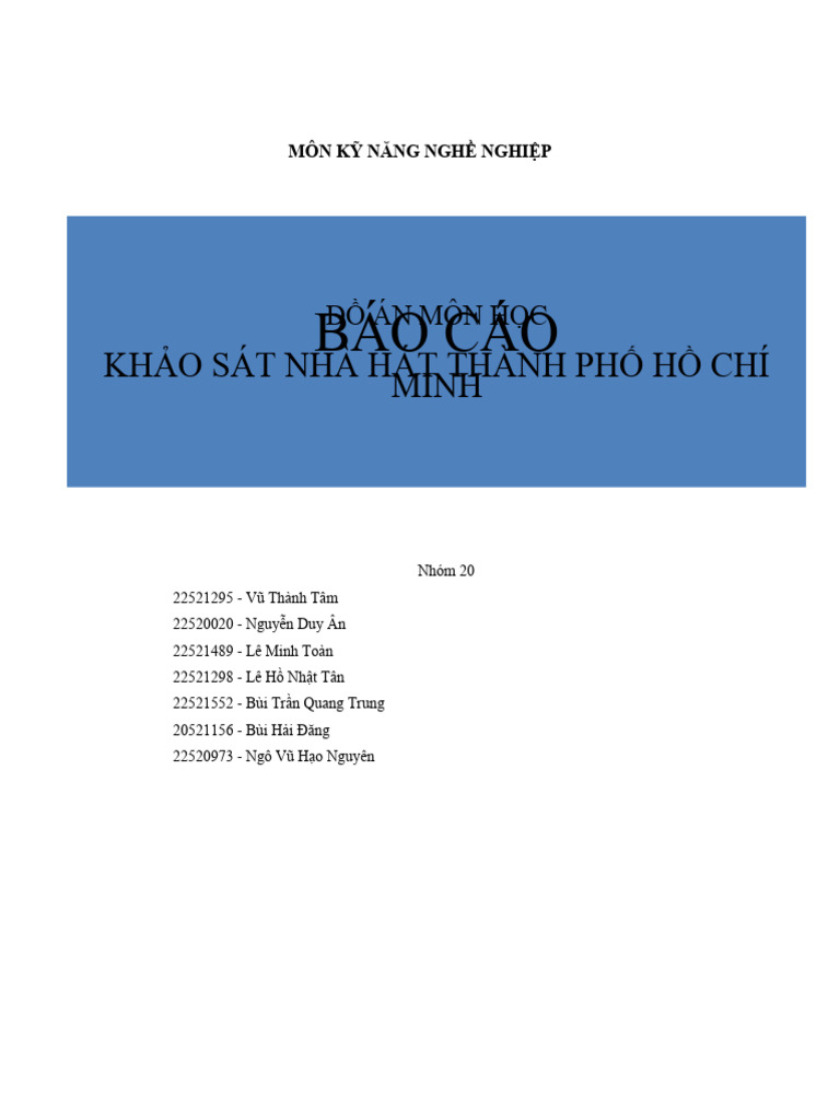 Nhom20 Project Report SS004.O15 Final | PDF