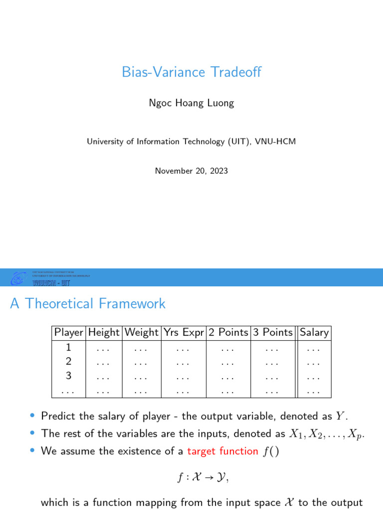 Bias Variance Tradeoff | PDF | Computers | Technology & Engineering