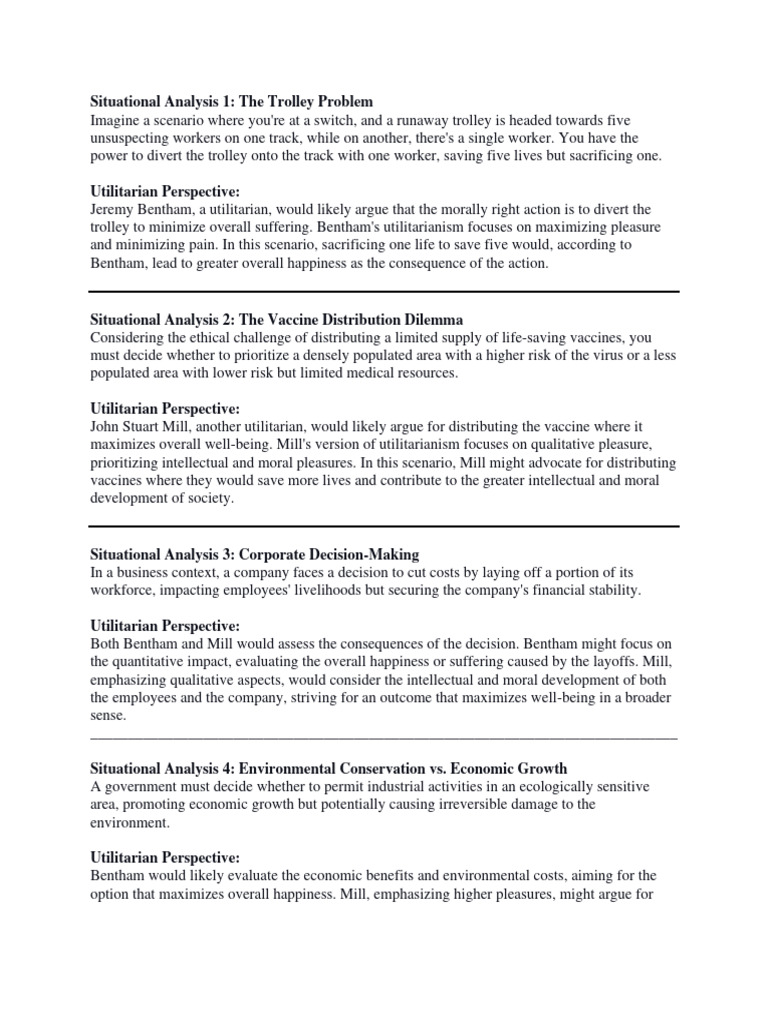 Situational Analysis Sample | PDF