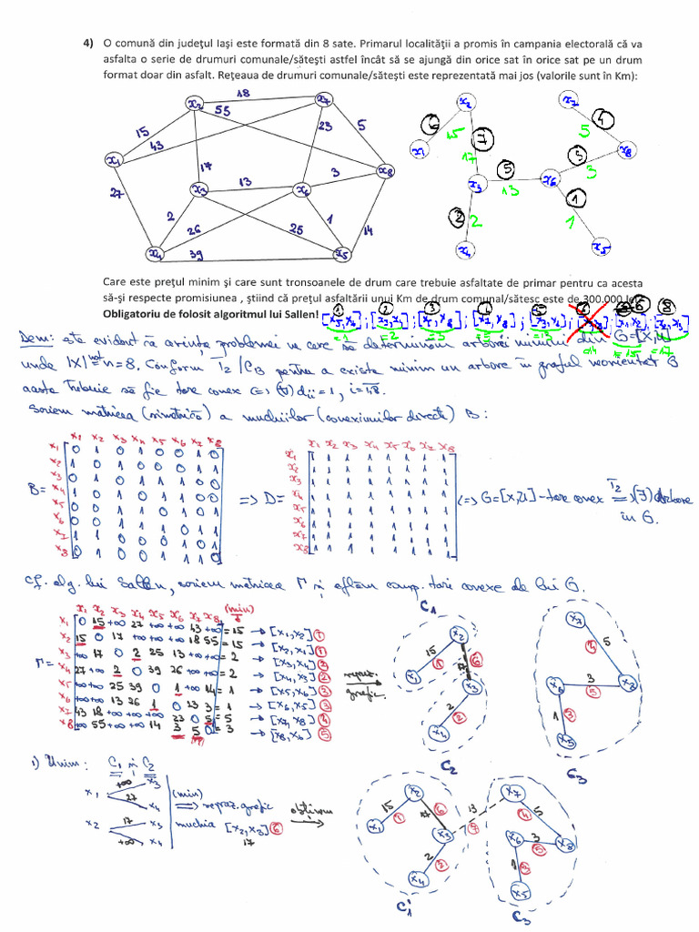 Seminar 13 - Arbori Minimi - 2020 | PDF