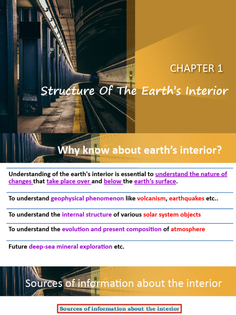 Interior of earth sources (1) | PDF | Waves | Earthquakes
