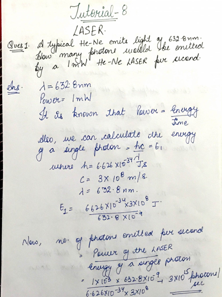 Laser Tut8 | PDF