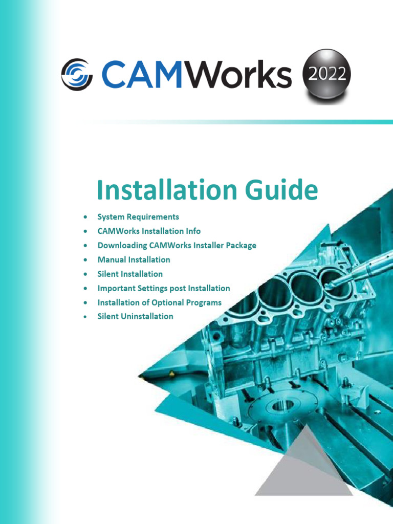 Camworks Installation Guide 2022 2 | PDF | Installation (Computer Programs) | Microsoft Access