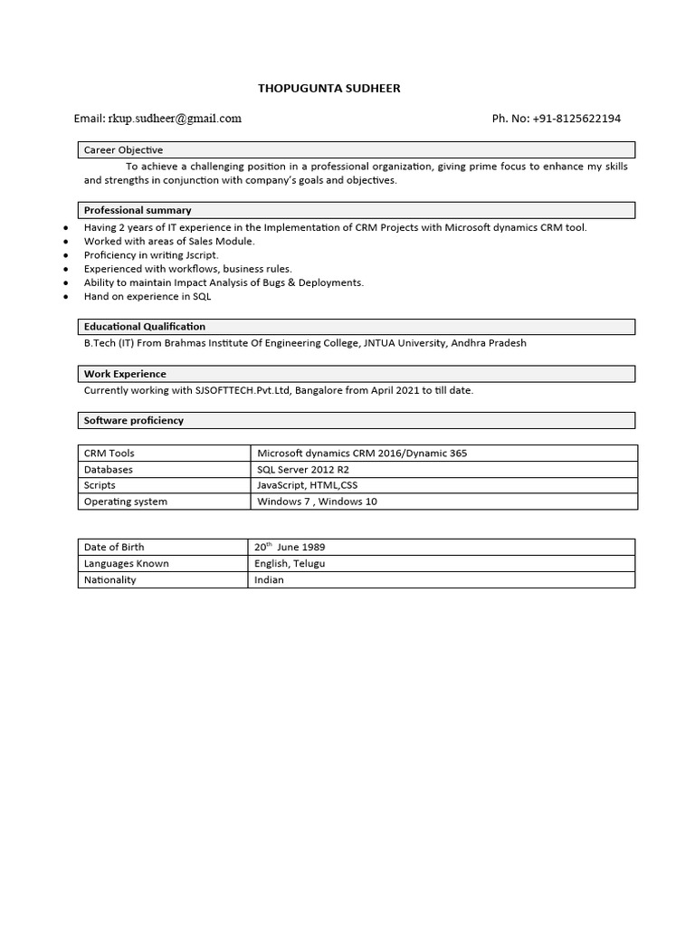 Microsoft Dynamics 365 CRM Experience | PDF | Java Script | Customer ...