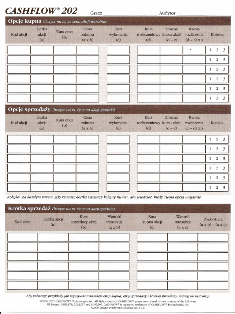 Karta Giec582dy Cashflow 202 | PDF