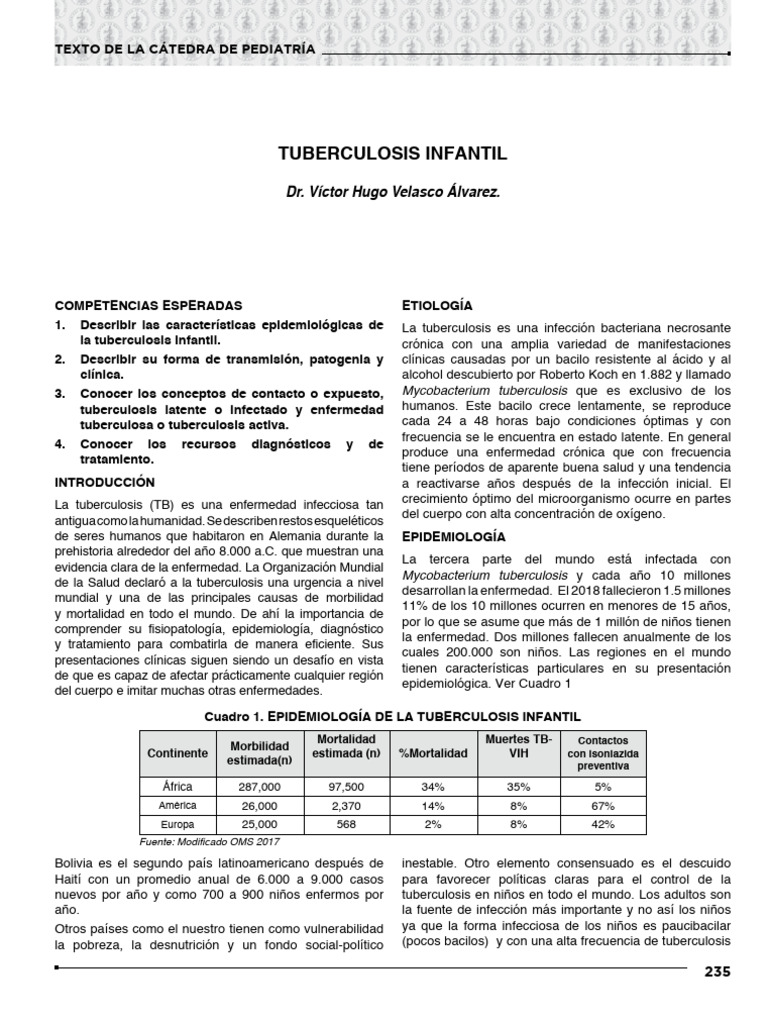 4 Tuberculosis Infantil | PDF