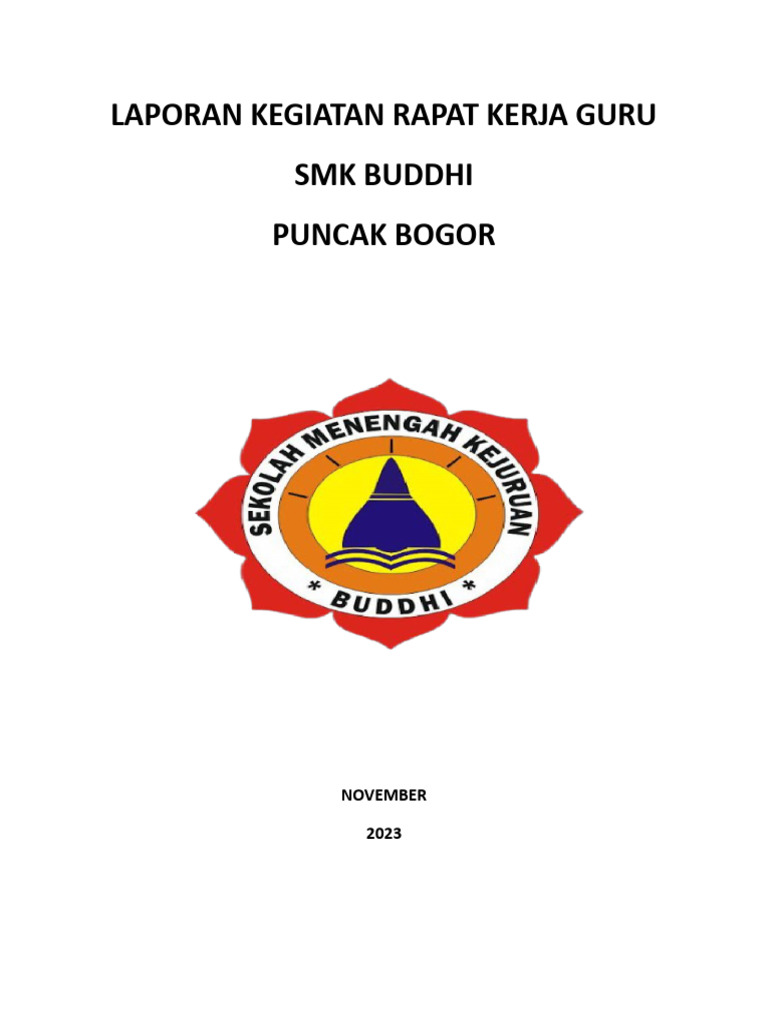 Raker Guru SMK Buddhi di Puncak 2023 | PDF