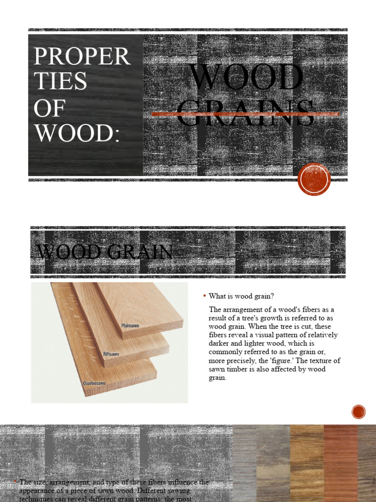Understanding Wood Grain Types and Properties | PDF | Wood | Hardwood
