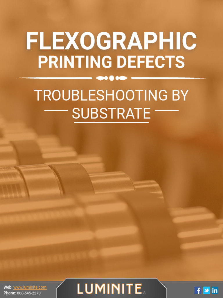 Flexo Printing Defects Troubleshooting Guide | PDF | Chemistry | Materials