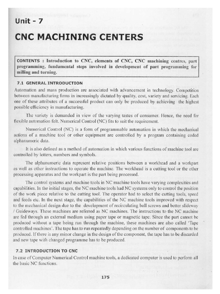 CNC Machining Centers | PDF