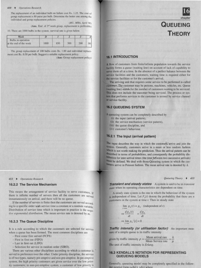 Queueing Theory | Download Free PDF | Systems Science | Probability Theory