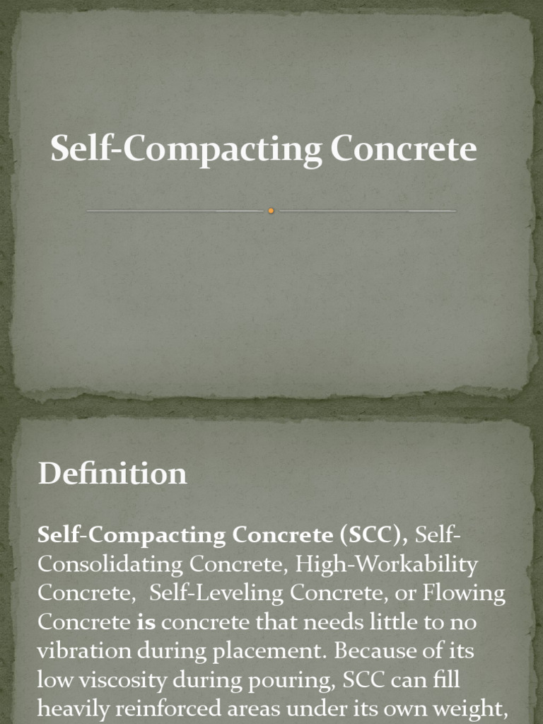Self Compacting Concrete | PDF | Concrete | Construction Aggregate