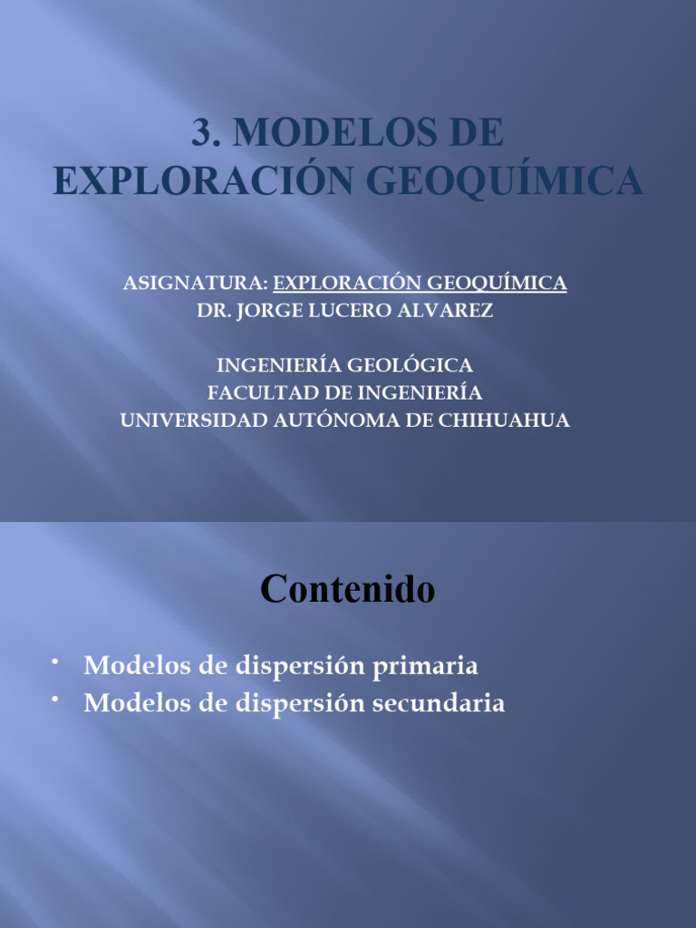 Modelos de Geoquímica v2 | PDF | Suelo | Roca (geología)