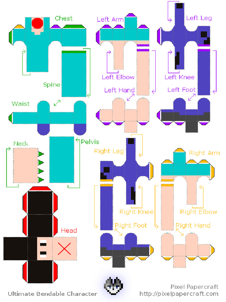 Minecraft Bendable Character | PDF