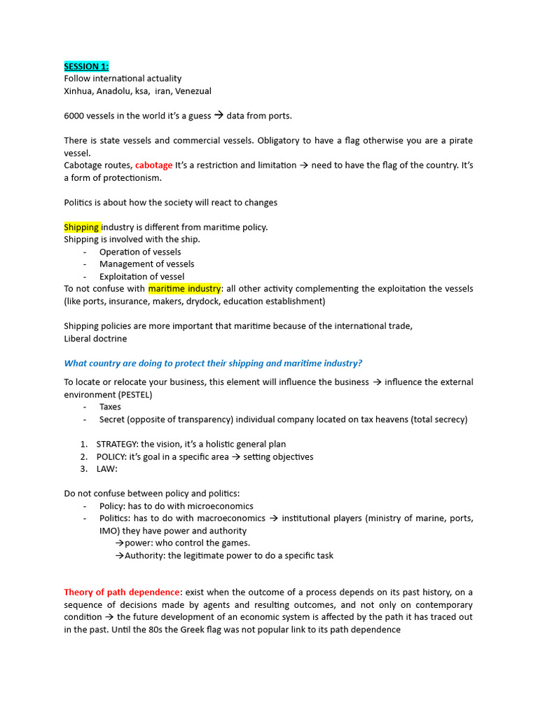 International Shipping Policy | PDF | Taxes | Economies