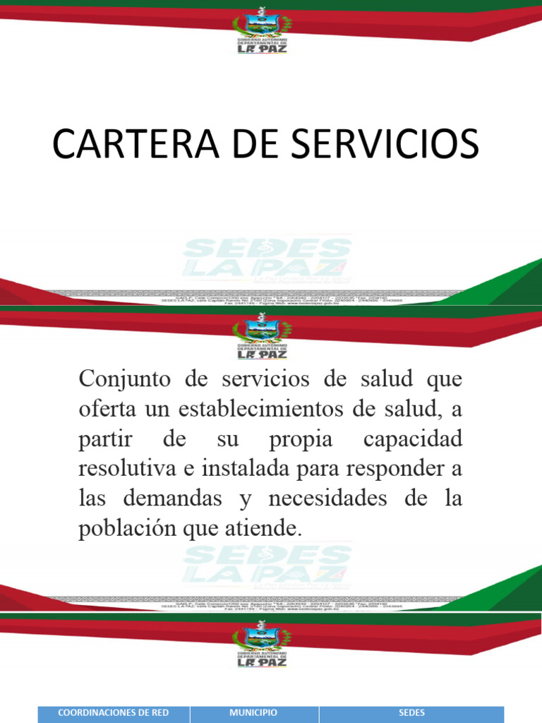 2 CARTERA DE SERVICIOS | PDF