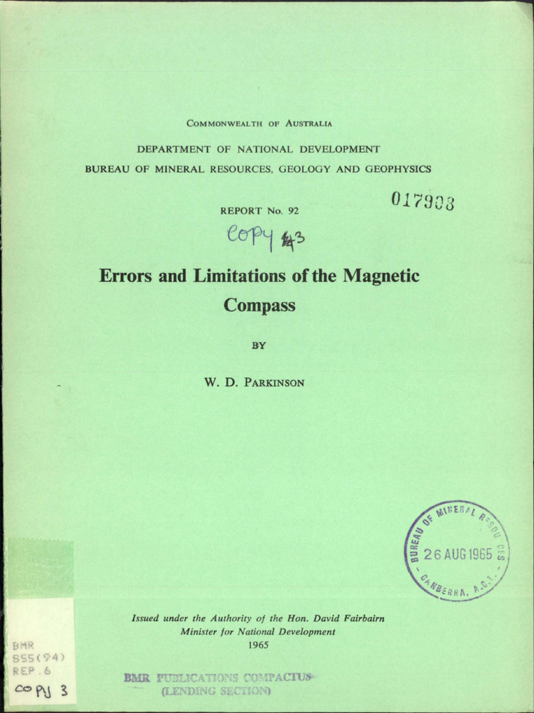 Compass Errors and Limitations Explained | PDF | Magnetism | Geography