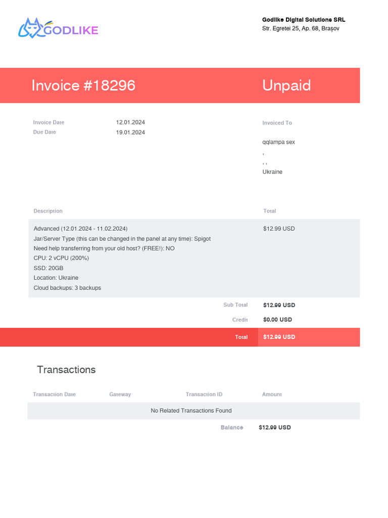 Invoice 18296 | PDF | Distributed Computing Architecture | Information ...