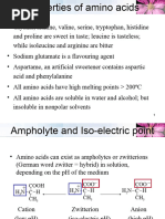 Amino Acid pKa and pI Values Chart | PDF | Science & Mathematics