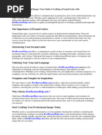 Formal Letter Format Malaysia Example | PDF | Finance & Money Management