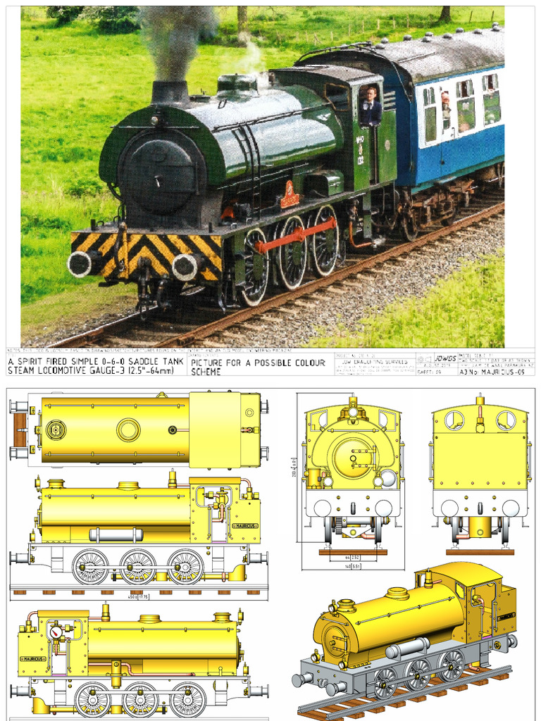 Mauricius 2.5 Hunslet Type Loco Julius de Waal | PDF | Screw | Pipe ...