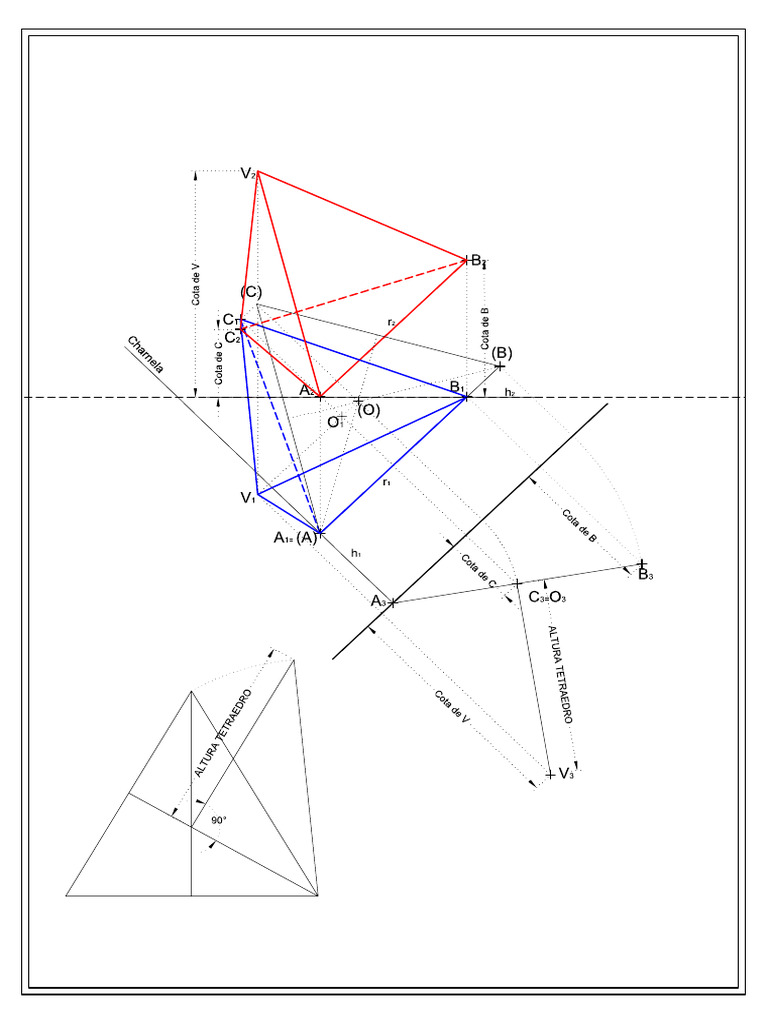 Solucion Final Diedrico Febrero 2007 | PDF