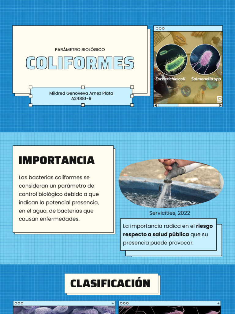 Importancia y Métodos de Detección de Coliformes | PDF | Las bacterias ...