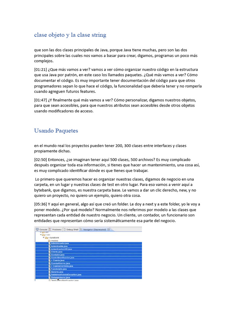 Organizando Clases Con Paquetes | PDF | Java (lenguaje de programación ...