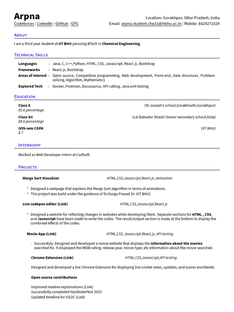 Rezume Fin | PDF | Java Script | Bootstrap (Front End Framework)