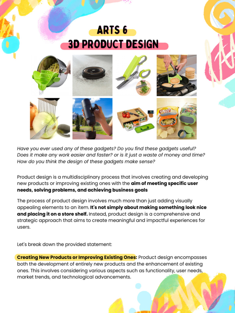 ARTS6 - 3D Product Design | Download Free PDF | 3 D Computer Graphics ...