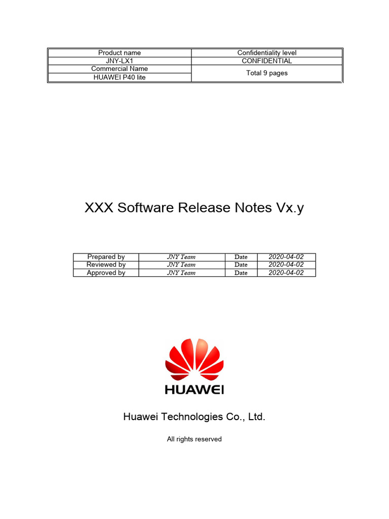 JNY-LX1 Firmware Release Notes | PDF | Device Driver | Android ...