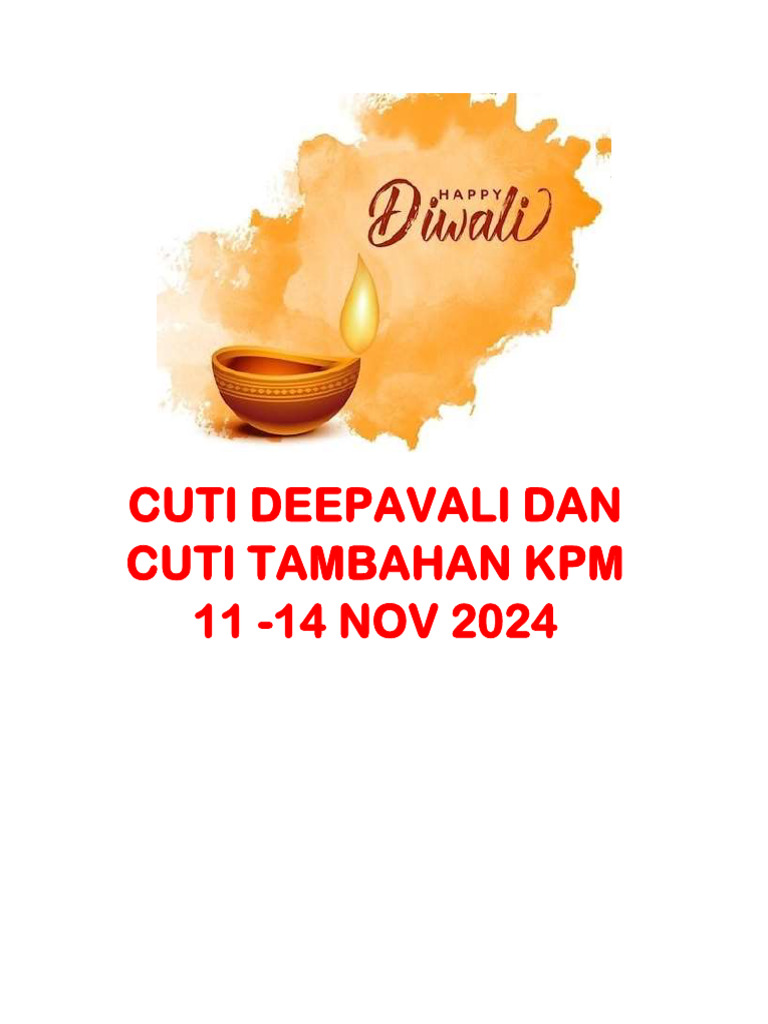 Poster Deepavali | PDF