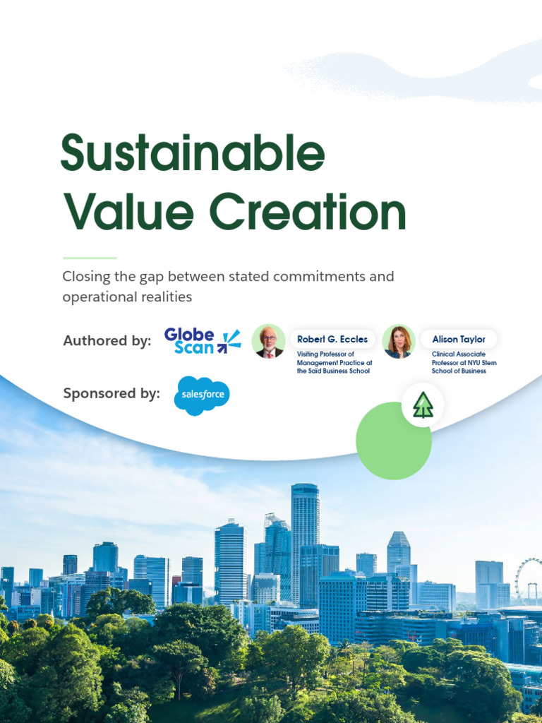 GlobeScan Sustainable Value Creation Report | PDF | Sustainability | Supply Chain