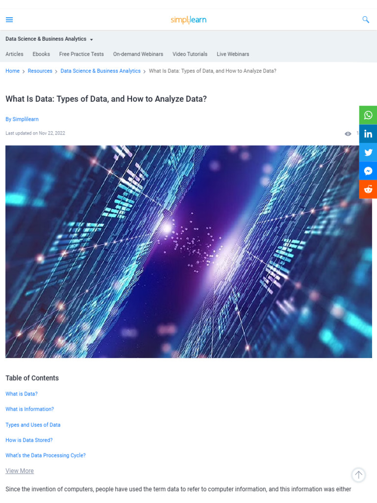 Understanding Data: Types & Analysis | PDF | Data | Data Analysis