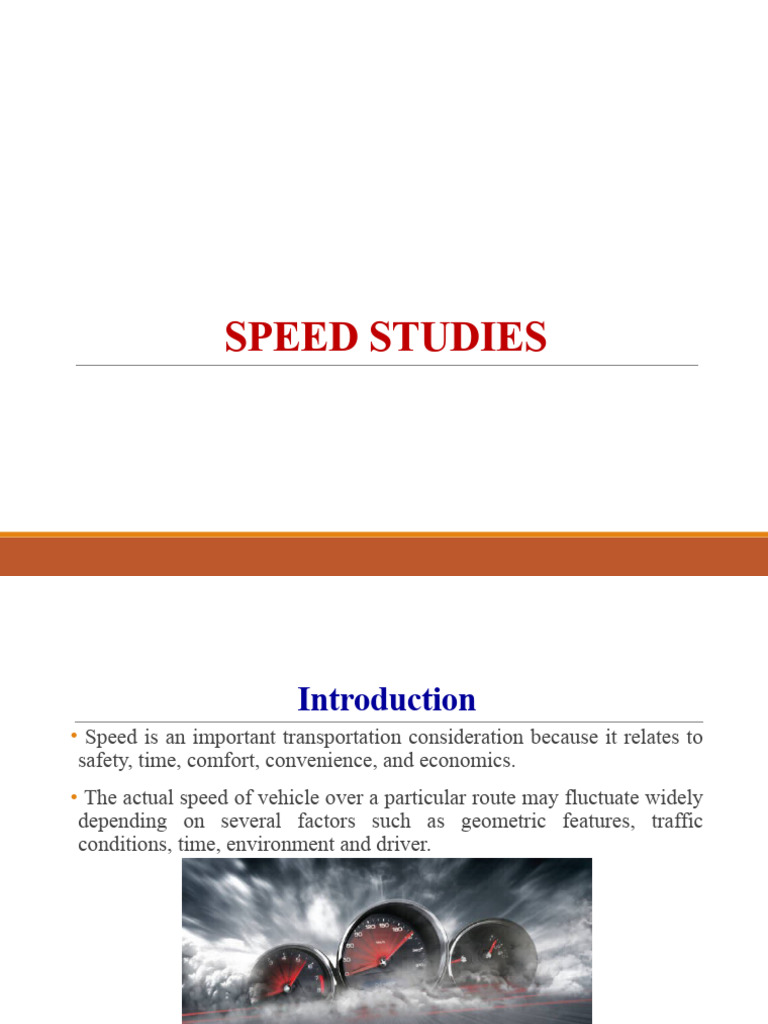 W-4 Speed Studies | PDF | Percentile | Speed