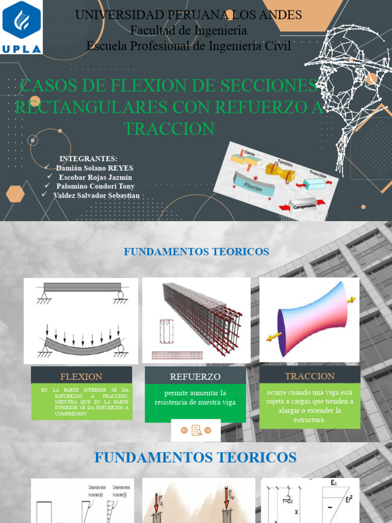 Flexión y Refuerzo en Vigas Rectangulares | PDF | Viga (Estructura) | Concreto reforzado