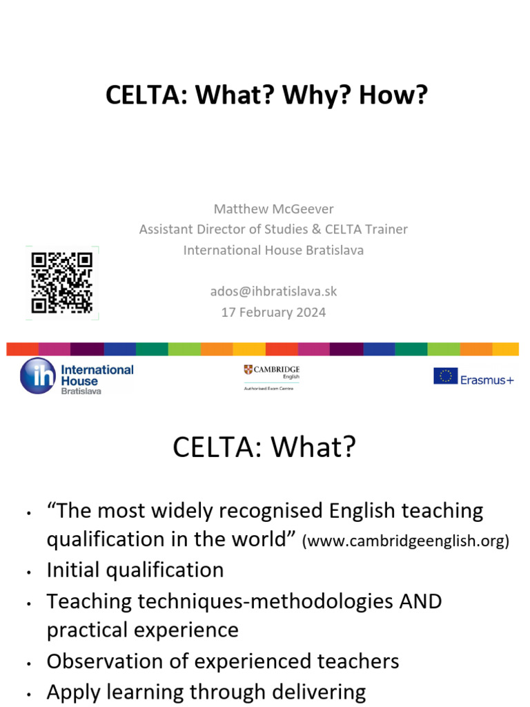 CELTA McGeever | PDF | Second Language Acquisition | Learning