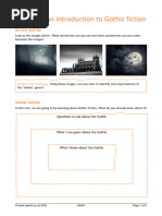Unit 1 Intro To Gothic Literature | PDF | Horror Fiction