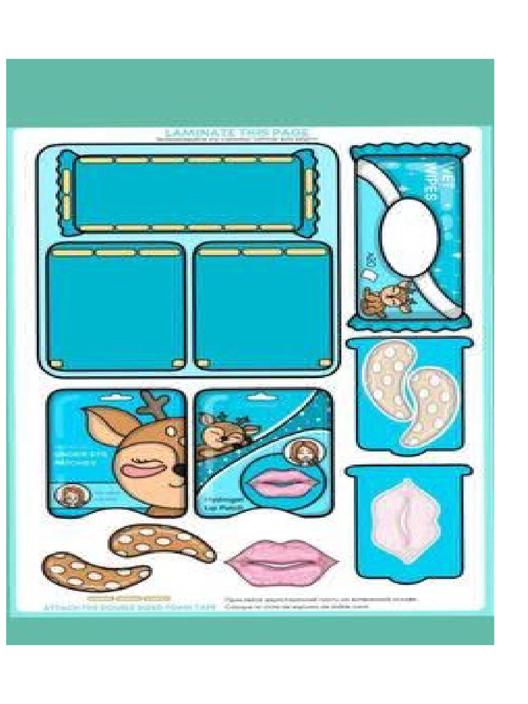 Maquillaje y Skinker de Papel | PDF