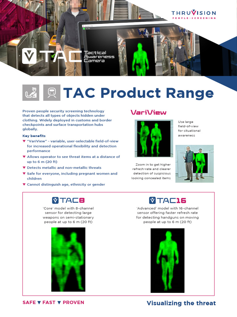 Thruvision TAC Product Range-2106-1.0 | PDF