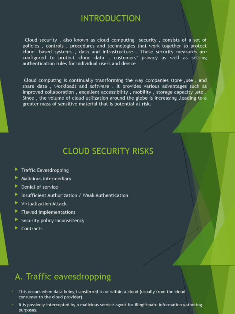Chapter 16 - Cloud - Security - Risks | PDF | Cloud Computing | Security